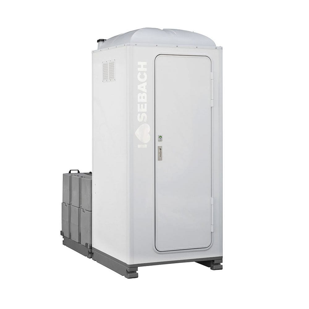 Portable toilet cabin - E-Pee - SEBACH - plastic / single