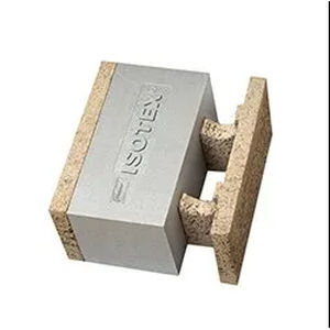 Wood fiber concrete formwork block - HDIII 44/17 - ISOTEX SRL - Neopor ...