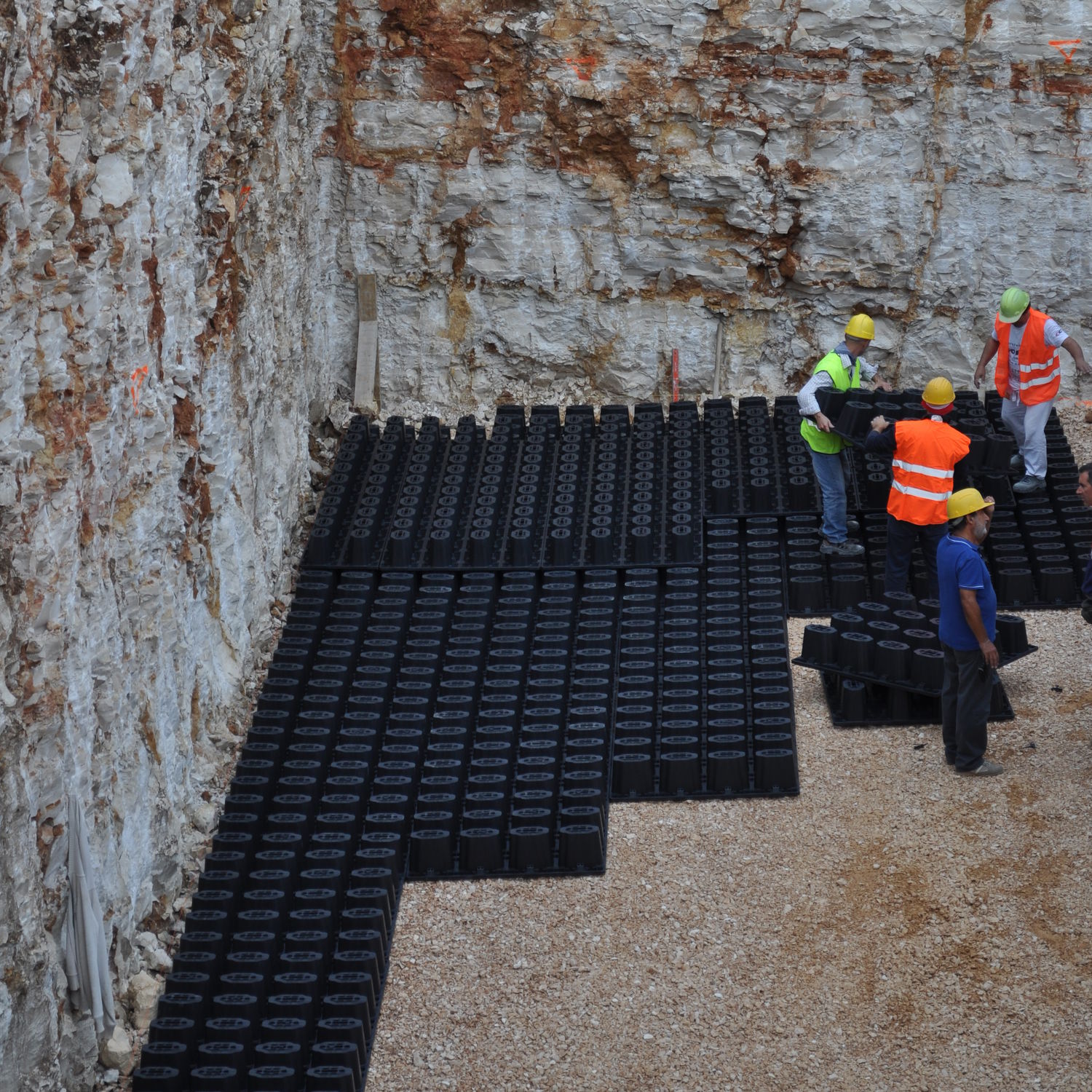 In-ground tank - DRAINPANEL - GEOPLAST - rainwater / PP