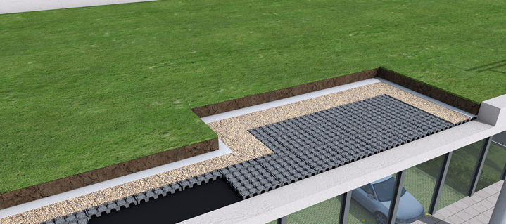 Green Roof Drain Separator