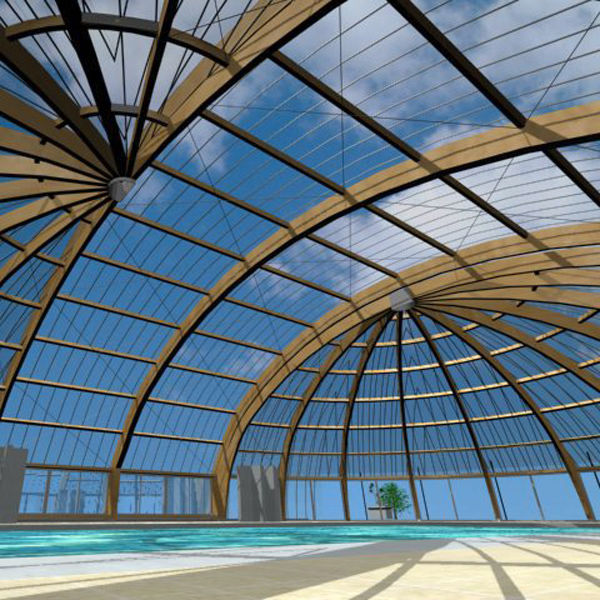 Arch tensile structure - WOODARCH - WOOD SYSTEM INTERNATIONAL SRL ...