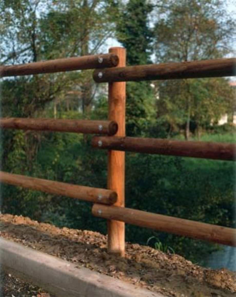 Fence with bars - 173337-G - LEGNOLANDIA - garden / for green spaces ...