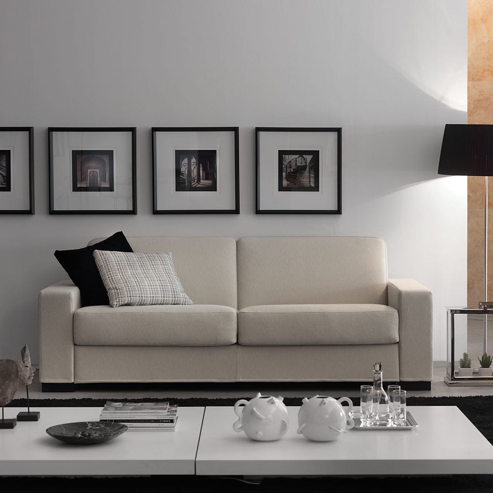 Sofa bed - Duke - Milano Bedding - modular / contemporary / fabric
