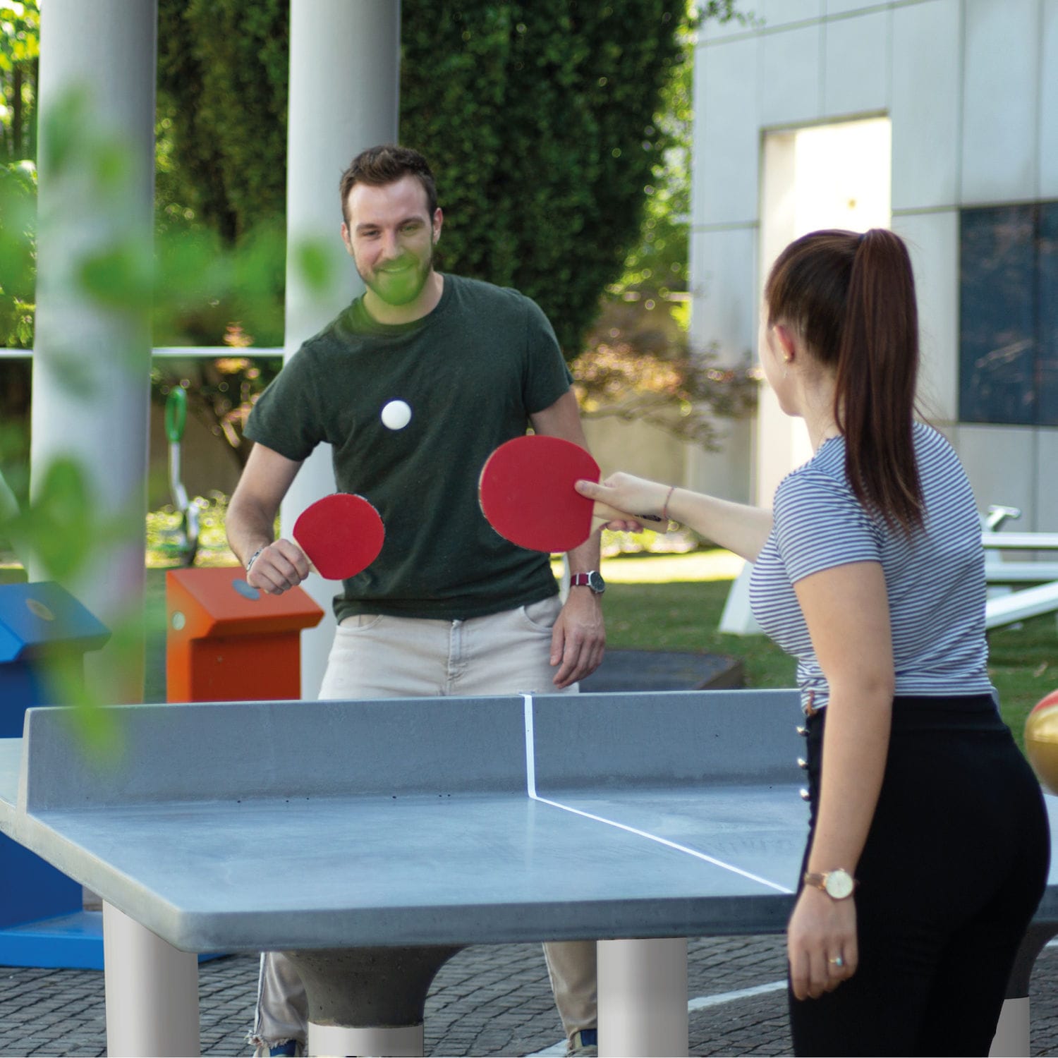 Outdoor ping pong table - METALCO - contemporary / for public space ...