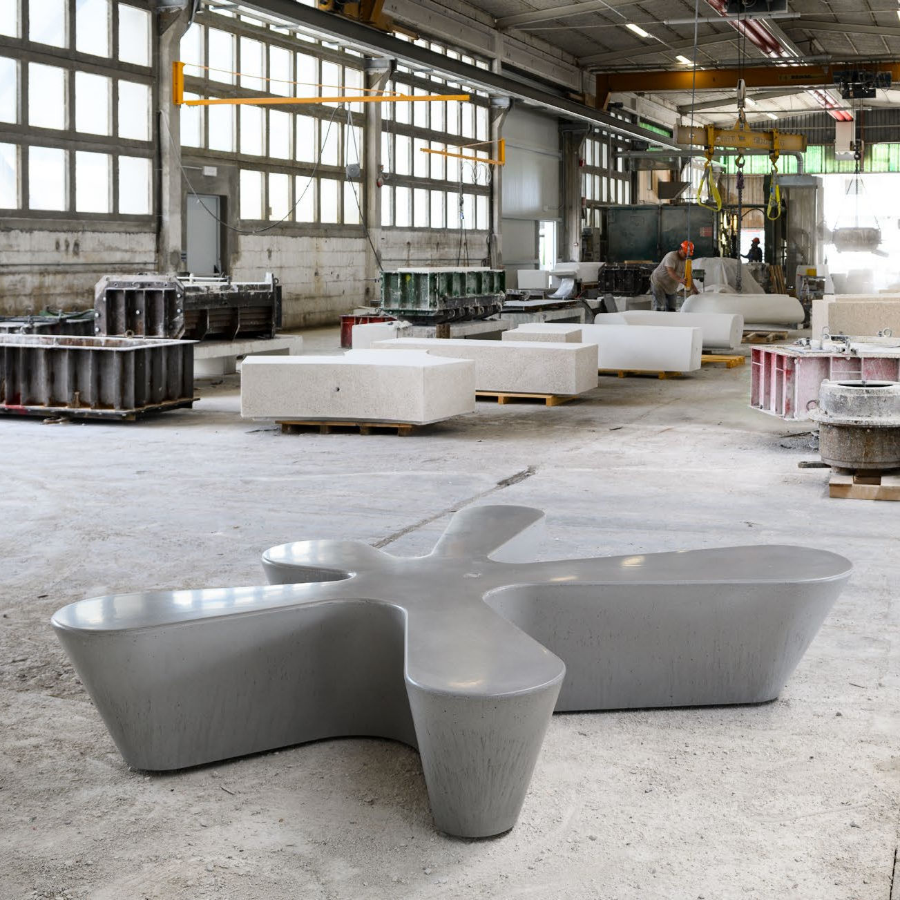 Original design public bench - SPLASH - METALCO - high-performance ...