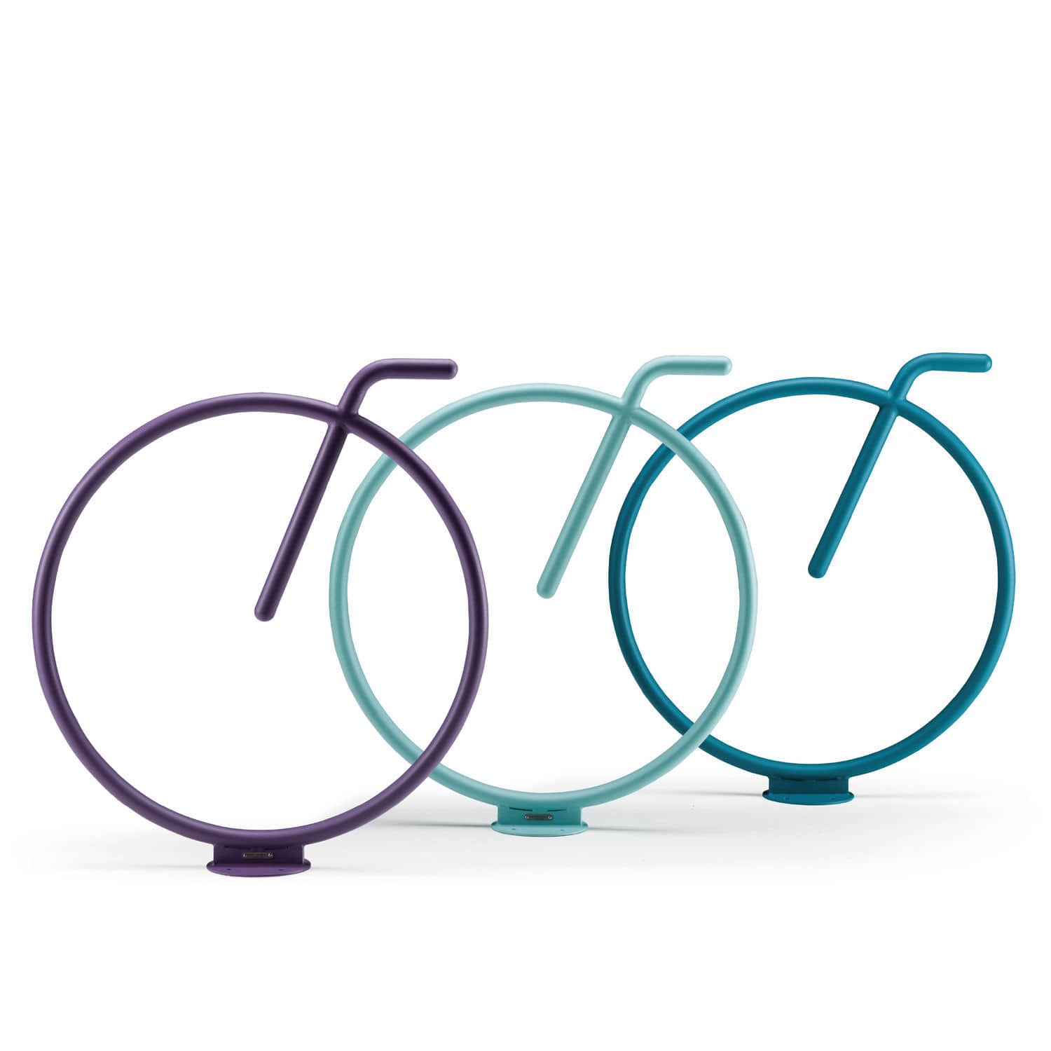 Floor-mounted bike rack - RUOTA - METALCO - for public space / for ...