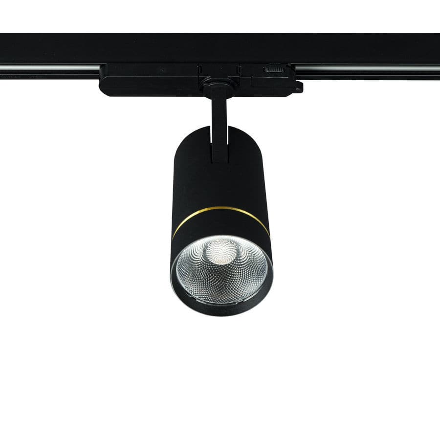 LED track light - DIADEM - SUNLUX - round / metal / commercial