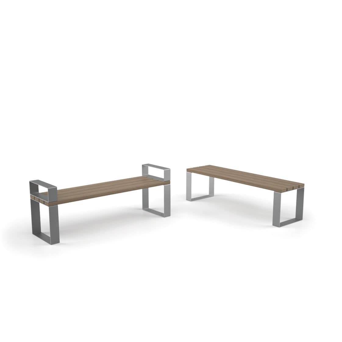 Public bench without backrest - EIGHT - LAB23 - contemporary / exotic ...