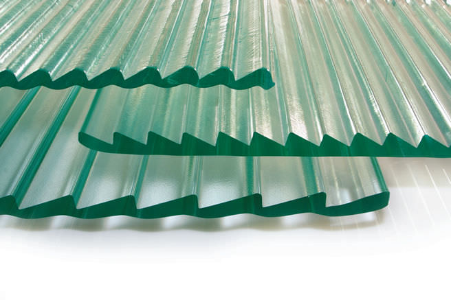 Laminated glass panel - PROFILE - BermanGlass - tempered / patterned ...