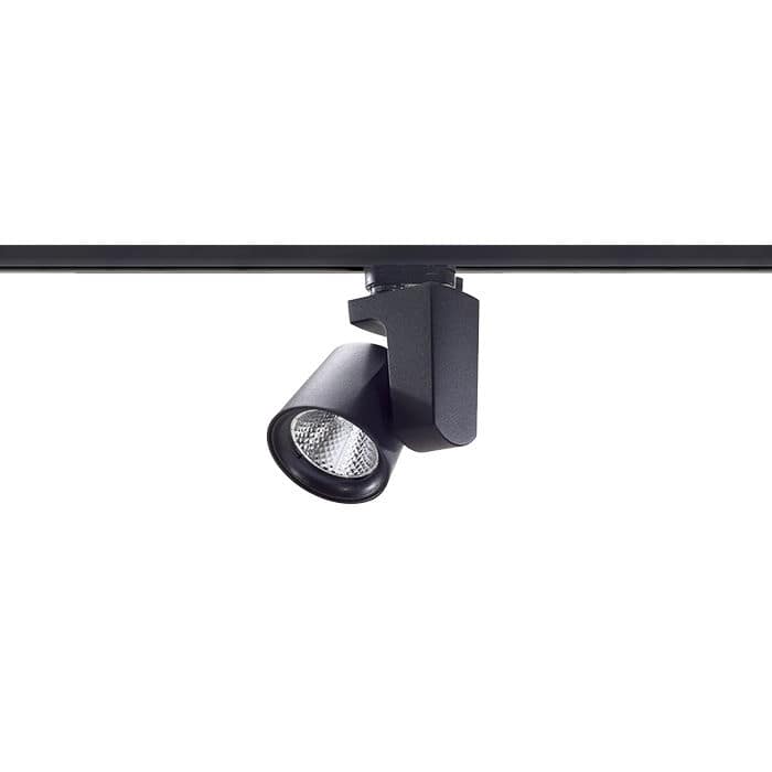 LED track light - S80 - GLAMOX - round / cast aluminum / commercial