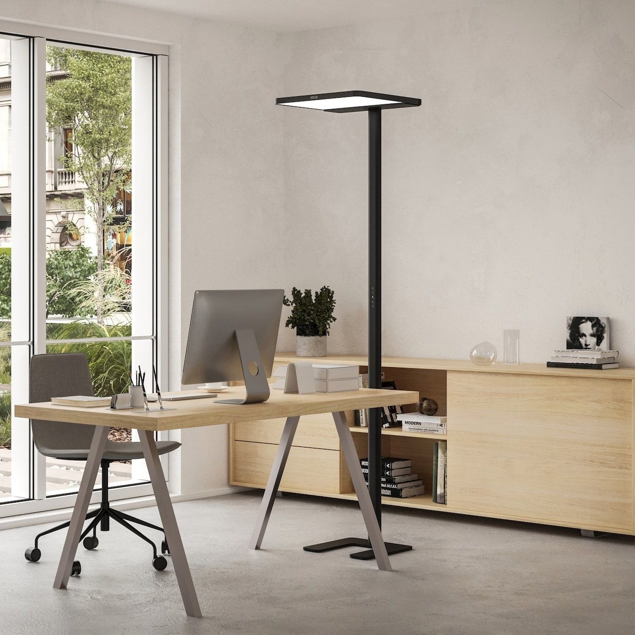 Pole-mounted light fixture - ADAPT-F 1 DESK SIDE - GLAMOX - LED ...
