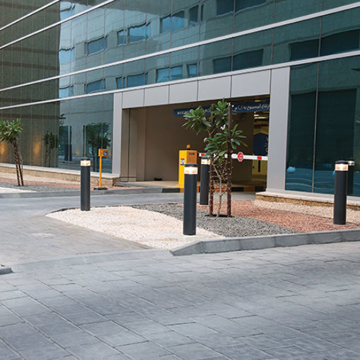 Garden bollard light - O39 - GLAMOX - contemporary / cast aluminum / LED