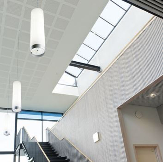 Hanging light fixture - A20-P166 - GLAMOX - LED / cylindrical / IP20