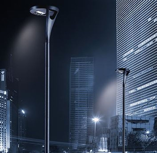 Urban lamp post - O47 - GLAMOX - contemporary / stainless steel / glass