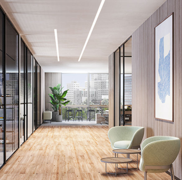 Recessed light fixture - C80-R G2 - GLAMOX - LED / linear / IP40