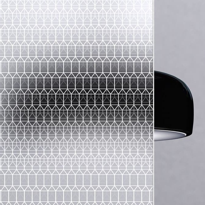 Safety glass panel - ANGLED MESH - Skyline Design - laminated ...