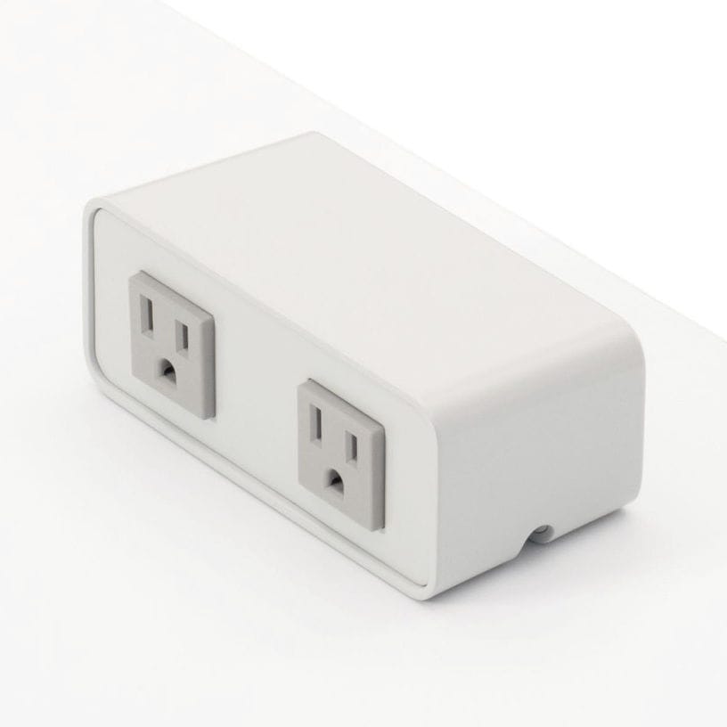 Power socket - CUBE - Teknion - double / surface-mount / contemporary