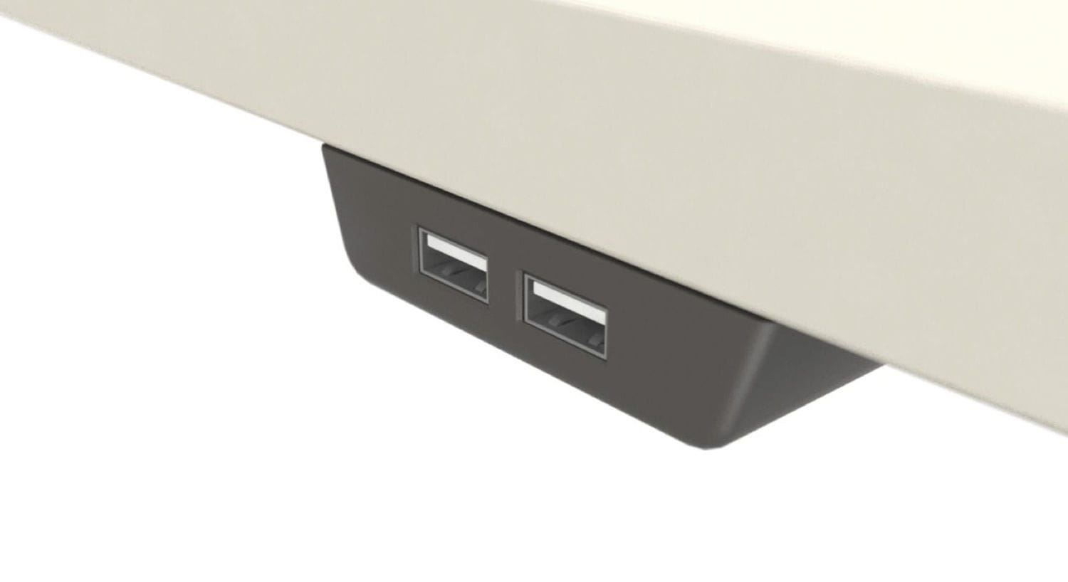 USB socket - USB HUB - Teknion - double / surface-mounted / contemporary