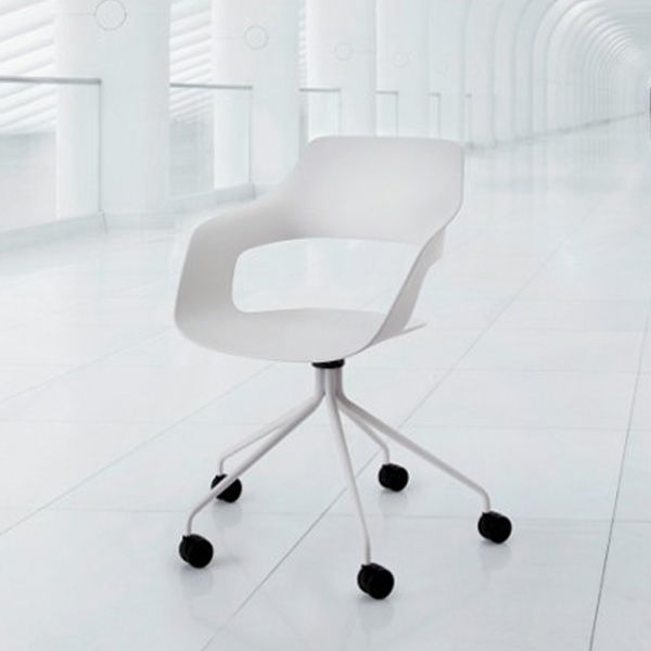 Contemporary visitor chair - WILKHAHN OCCO - Teknion - indoor / metal ...