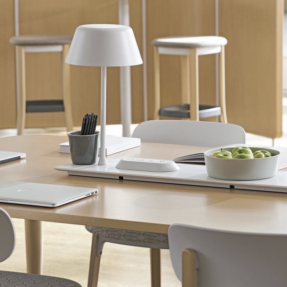 Table lamp - ZONES - Teknion - metal / contemporary / corded