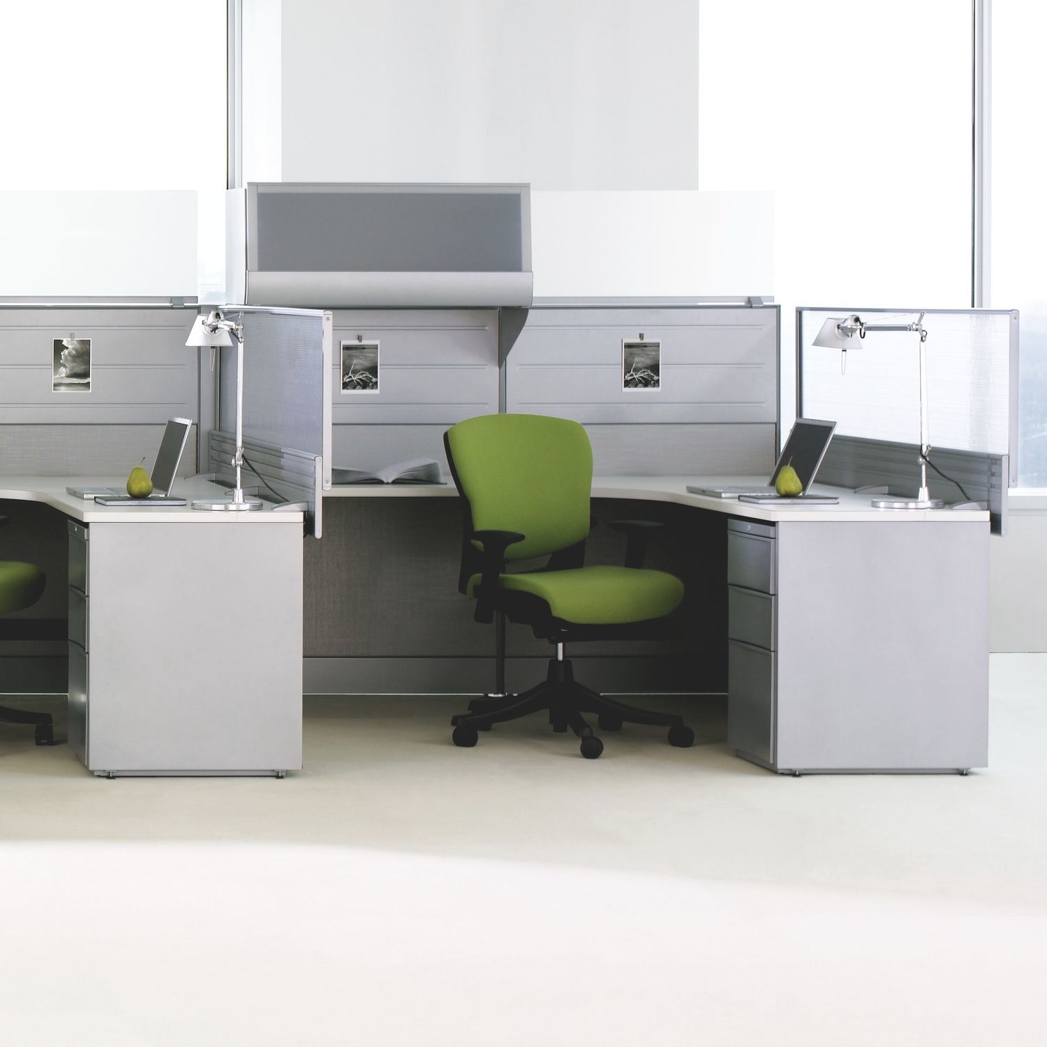 Workstation desk - LEVERAGE - Teknion - contemporary / wooden / metal