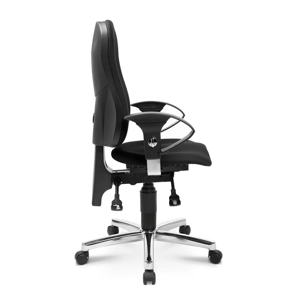 Contemporary office chair - SITNESS 10 - Topstar - fabric / metal base ...
