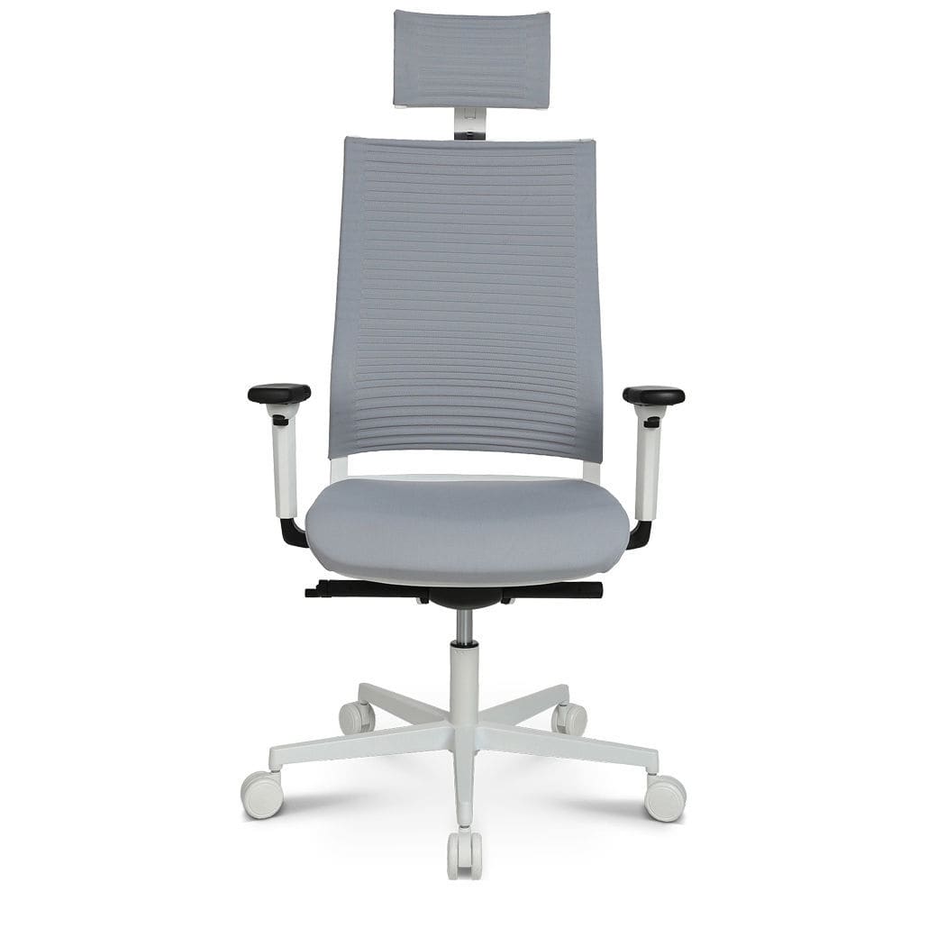 Contemporary chair - LIFE 80 - Topstar - fabric / aluminium / metal base