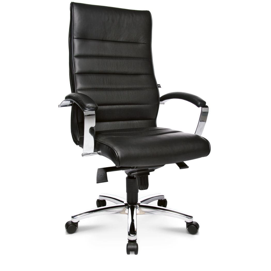 Contemporary executive chair - TD LUXE 10 - Topstar - leather / metal ...