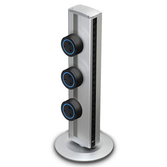 Aluminum cable trunking - E-TUSCAN - Eubiq - floor / commercial / vertical