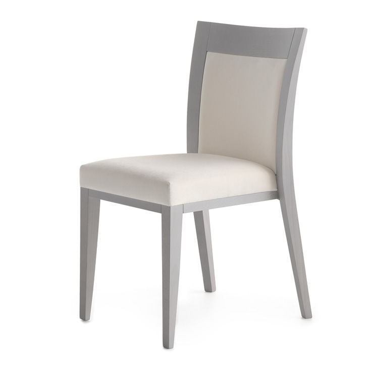 Contemporary chair - LOGICA 00912 - Montbel - indoor / fabric / leather