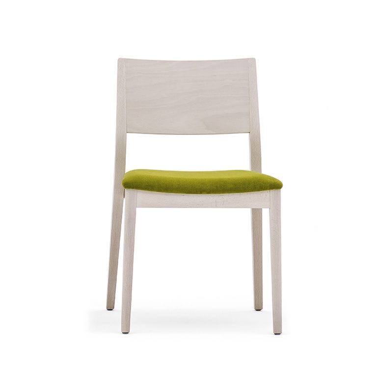 Contemporary chair - SINTESI 01511 - Montbel - indoor / fabric / leather