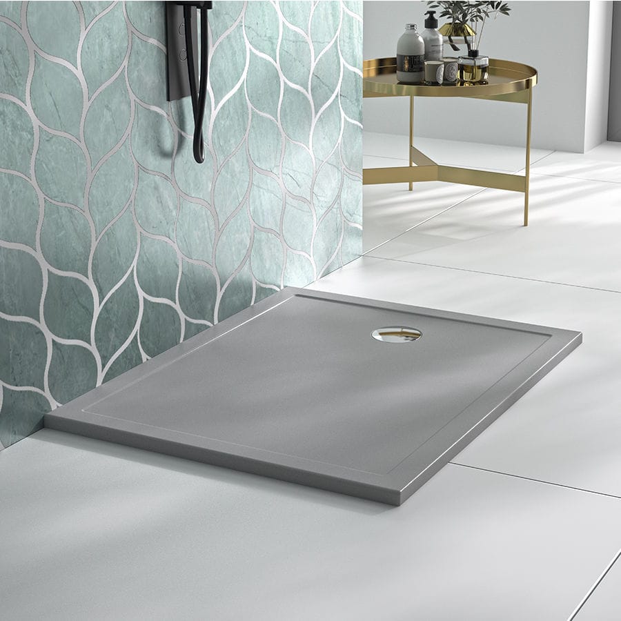 Rectangular shower base - STEPIN - Sanindusa - floor level / ceramic