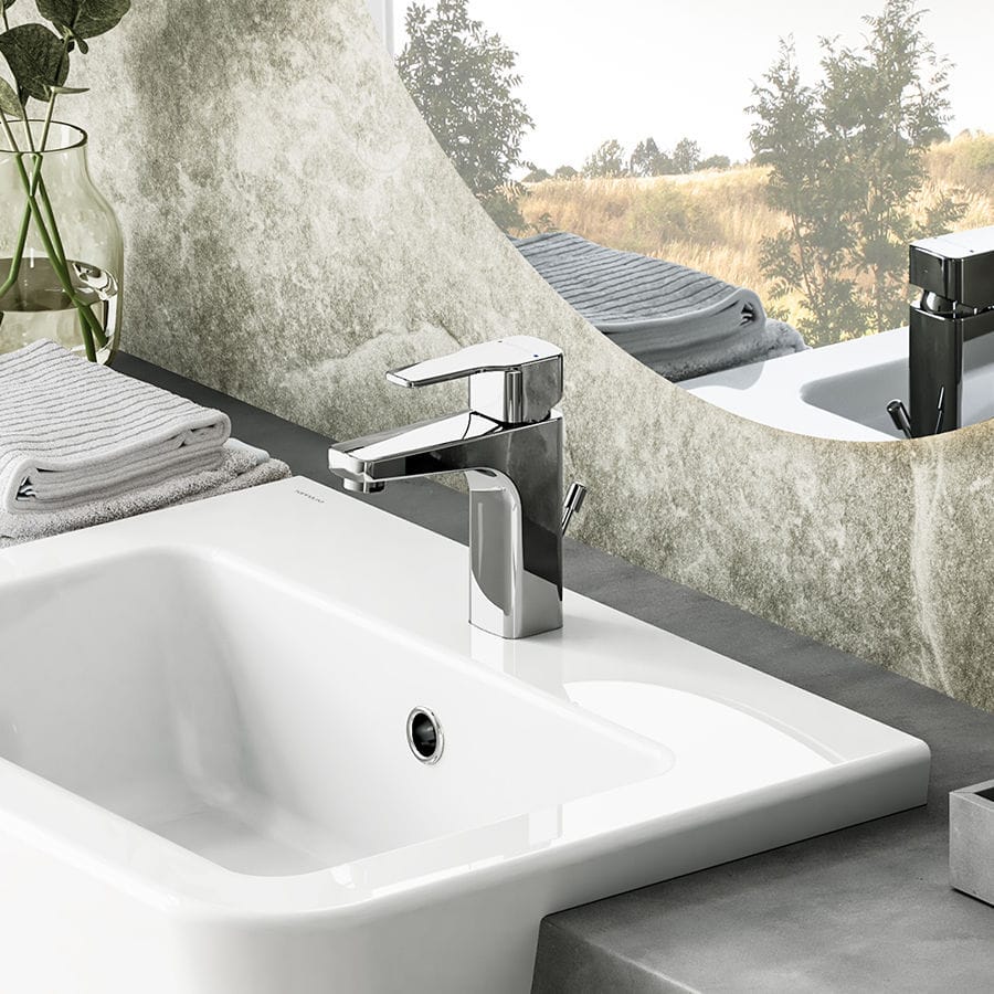 Washbasin mixer tap - ADVANCE : 5270300 - Sanindusa - countertop ...