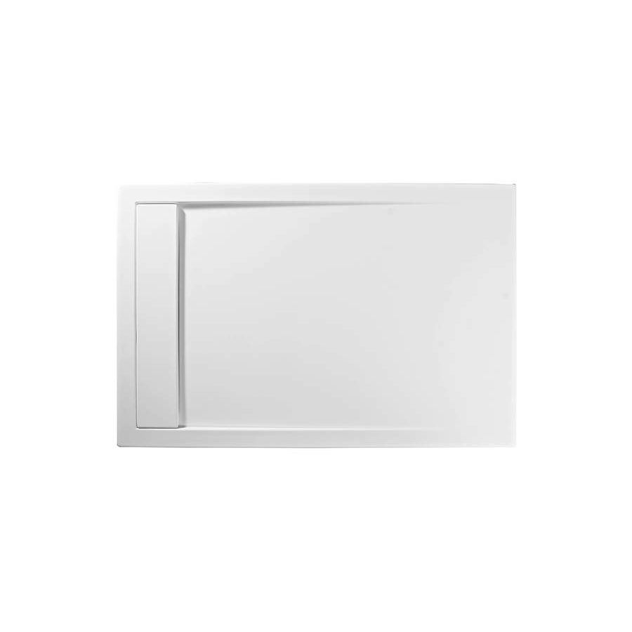 Rectangular shower base - COBALT - Sanindusa - above floor / recessed ...