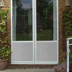 Door sandwich panel - VELFAC - aluminum facing / fire protection