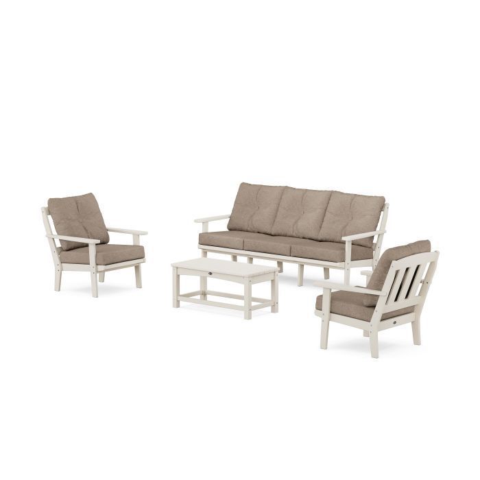 Contemporary lounge garden set - Cape Cod - Trex Inc. - fabric ...