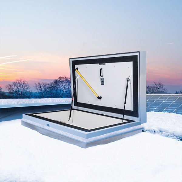 Rooftop access hatch - RHTEP - Gorter - rectangular / aluminum ...