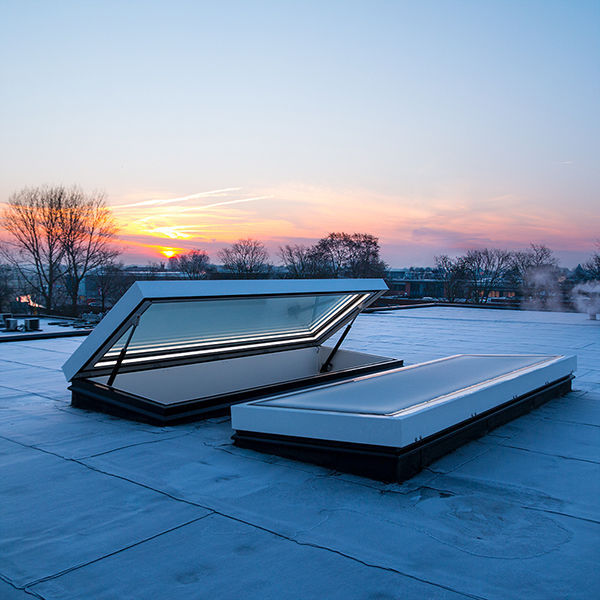 Rooftop hatch - RHTG1030 - Gorter - rectangular / aluminum / glass