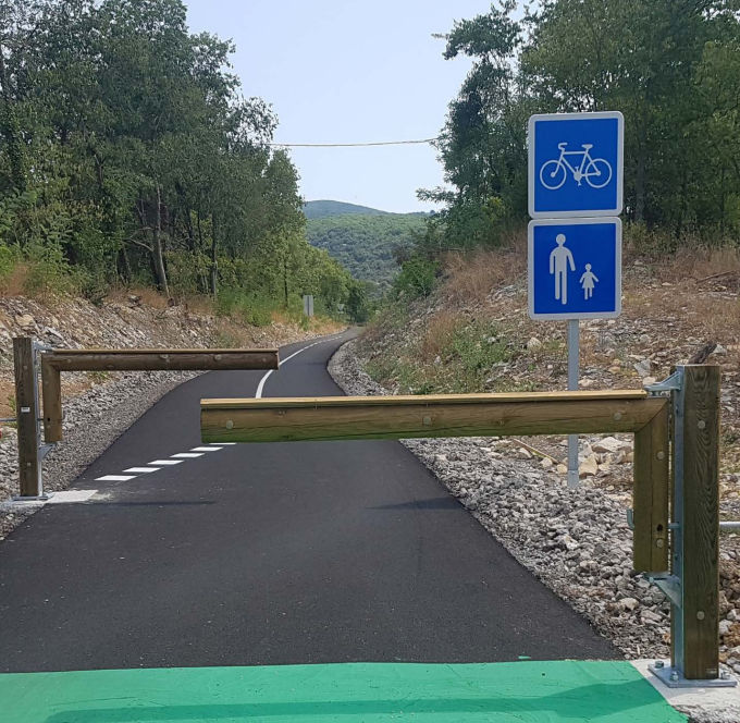 Bicycle crossing barrier - SANS CONTRE-APPUI - Rondino - access control ...