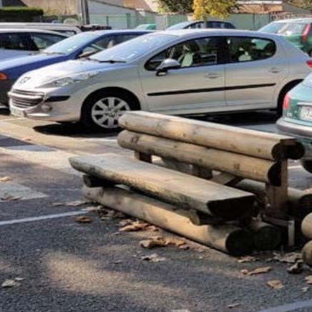 Barrier with integrated bench - 638 166-03 - Rondino - separator ...