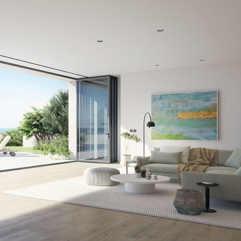 Aluminum sliding system - AS FD 90.HI - Schüco - door / folding ...