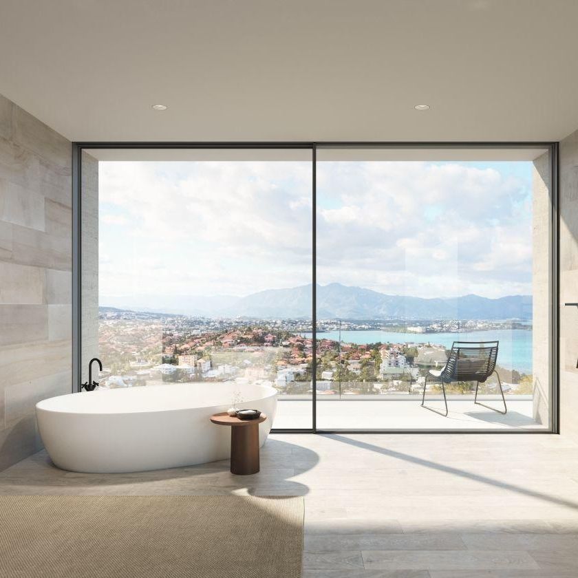 Aluminum sliding system - AS PD 75.HI - Schüco - glass door / wall ...