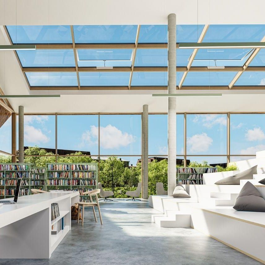 Glass roof window - AW RO 50 - Schüco - top-hung / triple-glazed / 1 leaf
