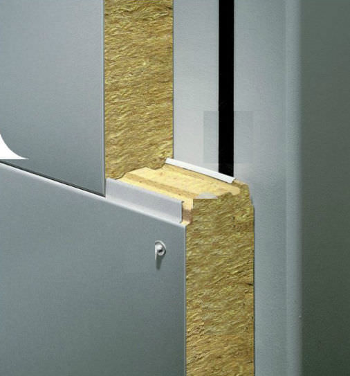 Facade sandwich panel - FO - Pflaum & Sohne Bausysteme - metal facing ...