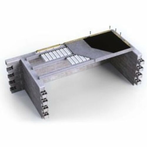 Structural floor with girder-slab - SILENCE - KP1 - concrete / concrete ...