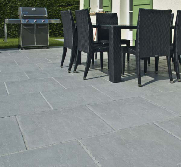 Engineered stone paving slab - BERGERAC - WESER - outdoor / pool / patio