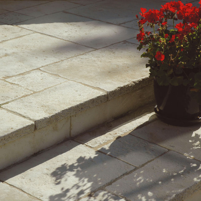 Engineered stone paving slab - RICHELIEU - WESER - outdoor / pool / patio