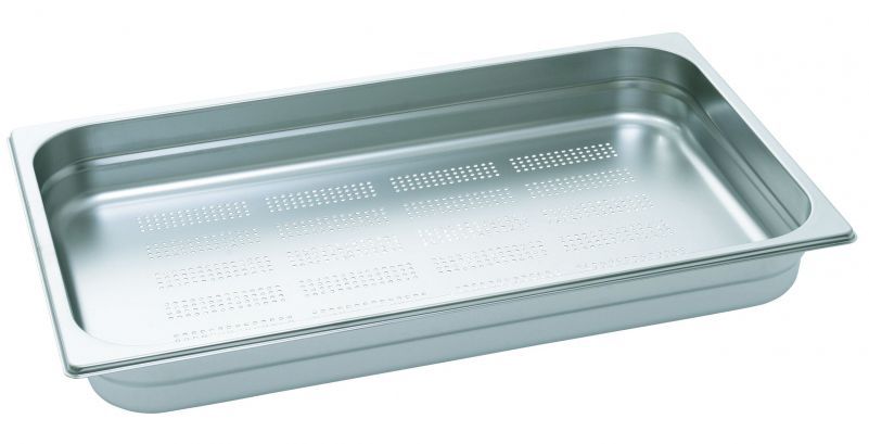 Commercial stainless steel food tray - GN- PERFORATED - RETIGO