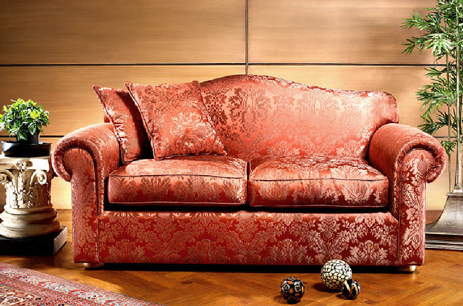 Traditional sofa - 3147A4 - Al Cazar Fine Woods - cottage style ...