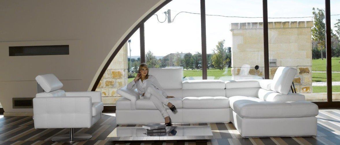 Modular sofa - BOLTON - Alpa Salotti - contemporary / leather / reclining